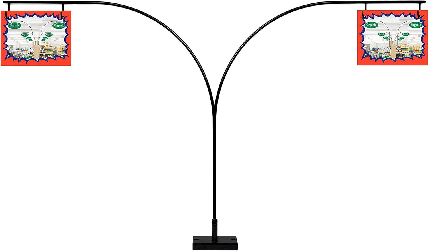 Amazon.com : Curved Gondola Shelf Double Side Magnetic Store Aisle Sign ...