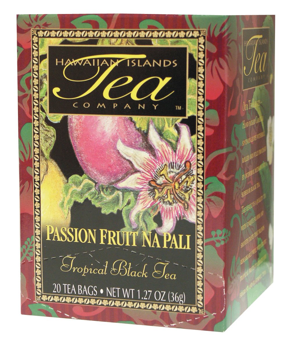 Amazon.com : Passion Fruit Na Pali Black Tea 20 Teabags : Grocery ...