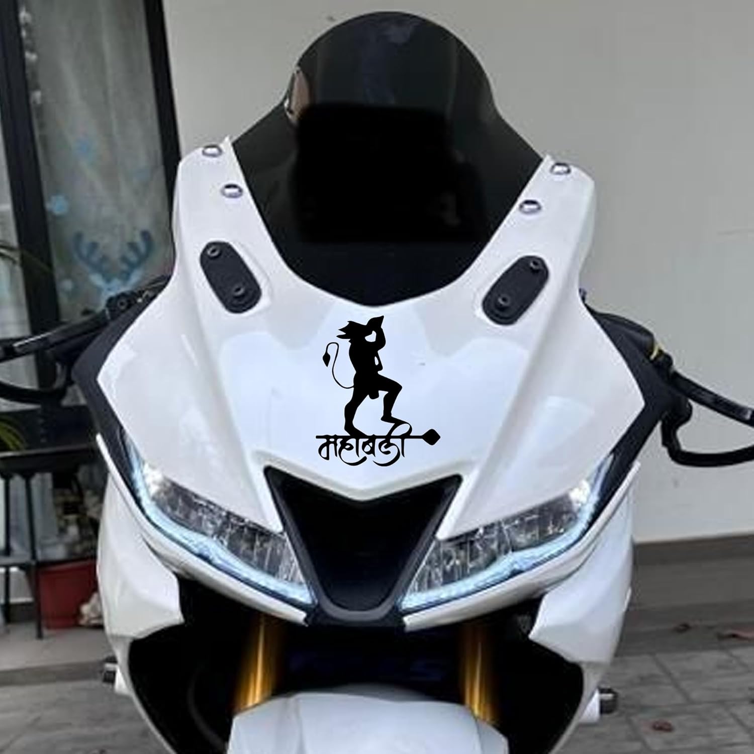 Deeprise15 Hanuman Sticker for Car and Bike- All Two and Four Wheeler ...
