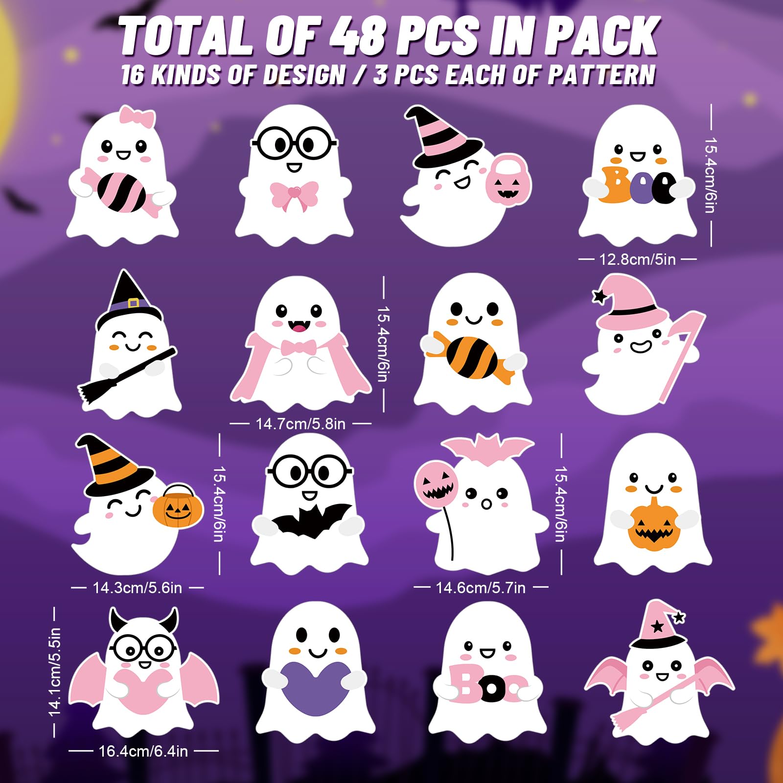 Halloween Ghost Cutouts