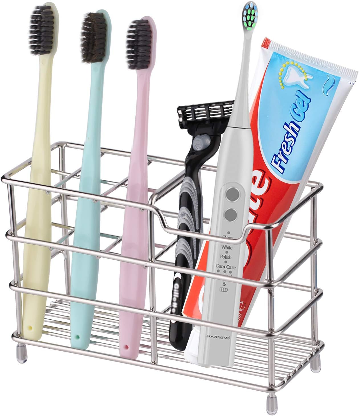 Amazon.com: Toothbrush Holder for Bathroom - Stainless Steel Rustproof ...