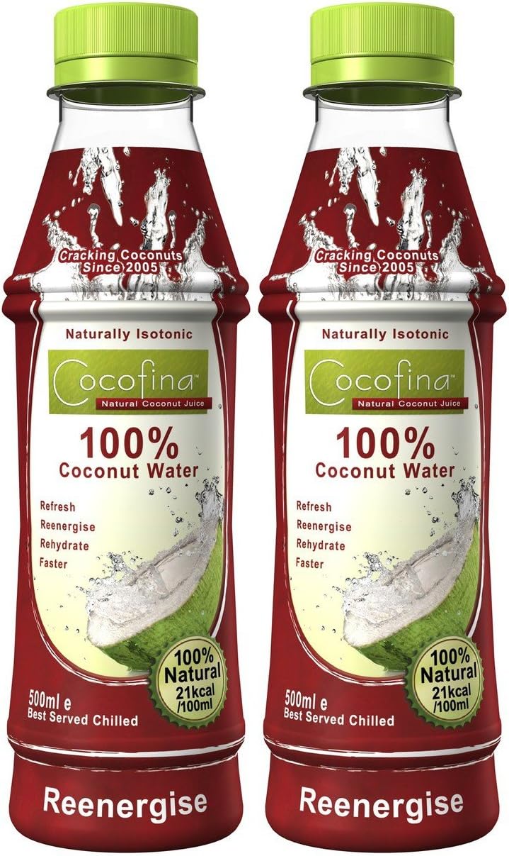 Amazon.com: (2 Pack) - Cocofina - Coconut Water | 500ml | 2 Pack Bundle ...