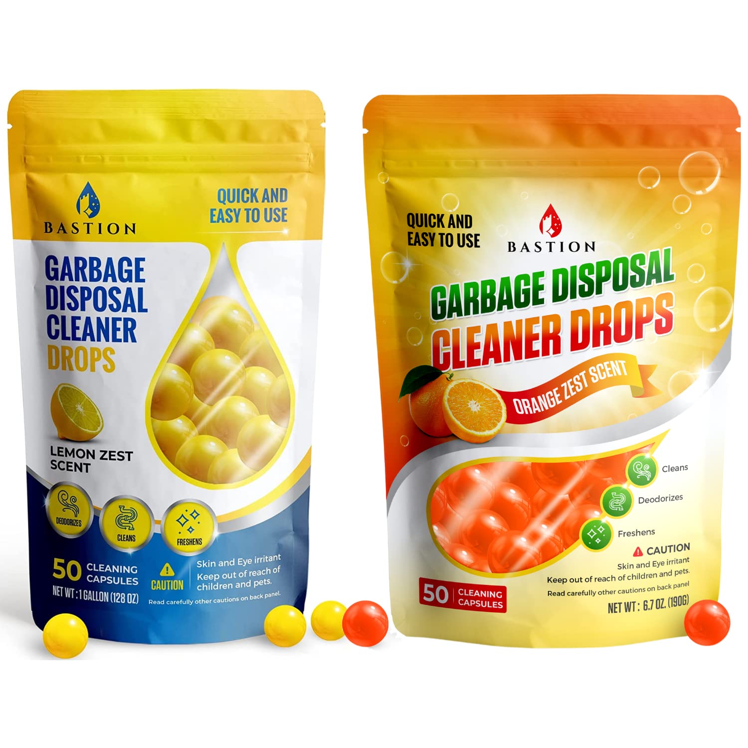 Amazon.com: Garbage Disposal Cleaner and Deodorizer Drops Bundle ...
