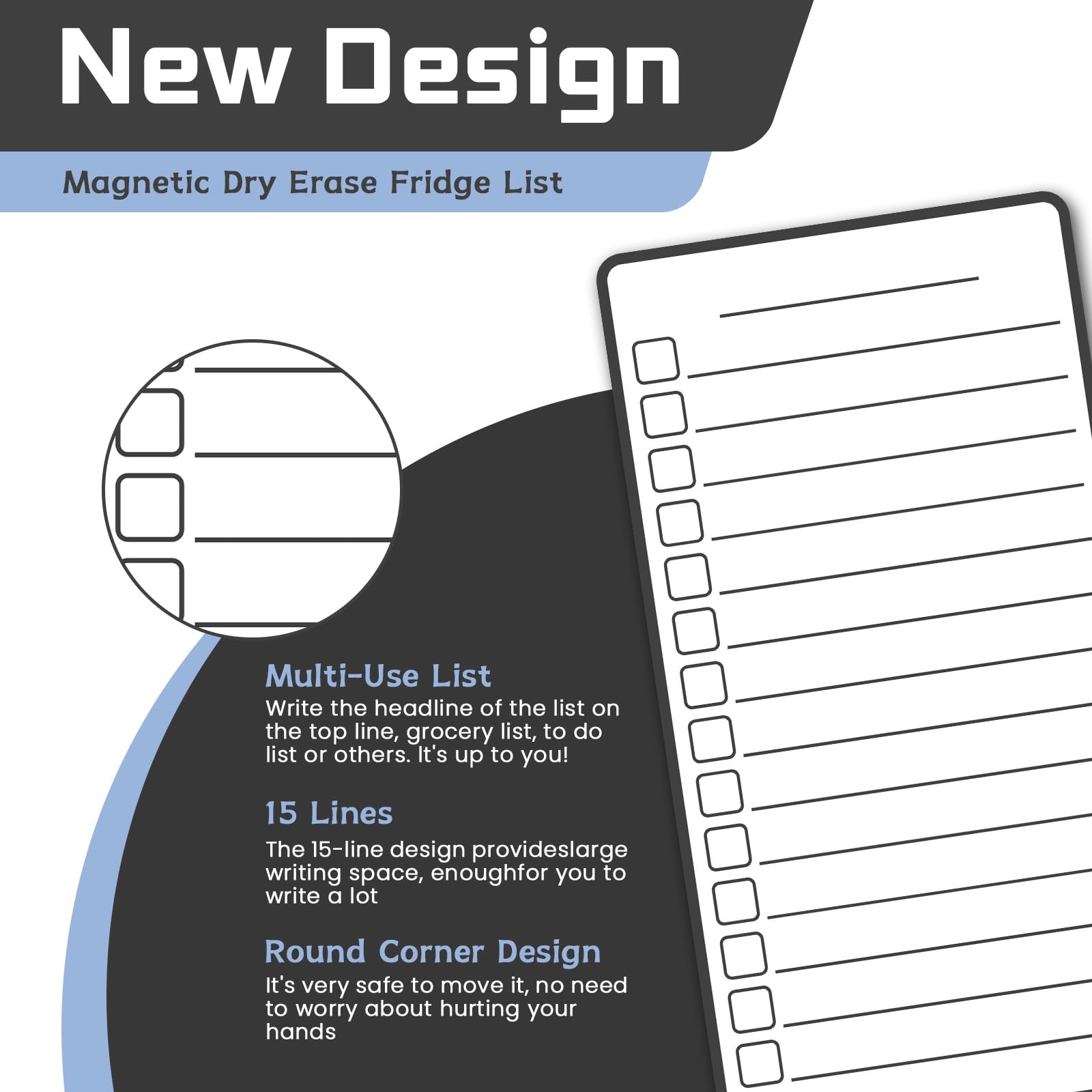 Snapklik.com : ALEZEL Magnetic To Do List White Board, Multifunctional ...