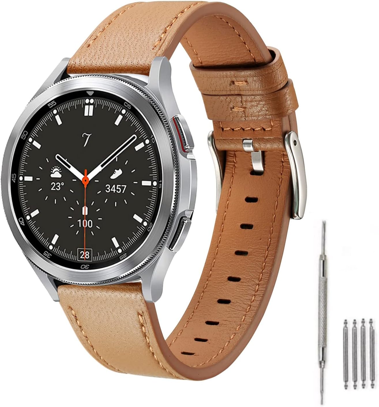 Amazon.com: Moran Leather Watch Band Sheep Quick Release 20mm 22mm, Top ...