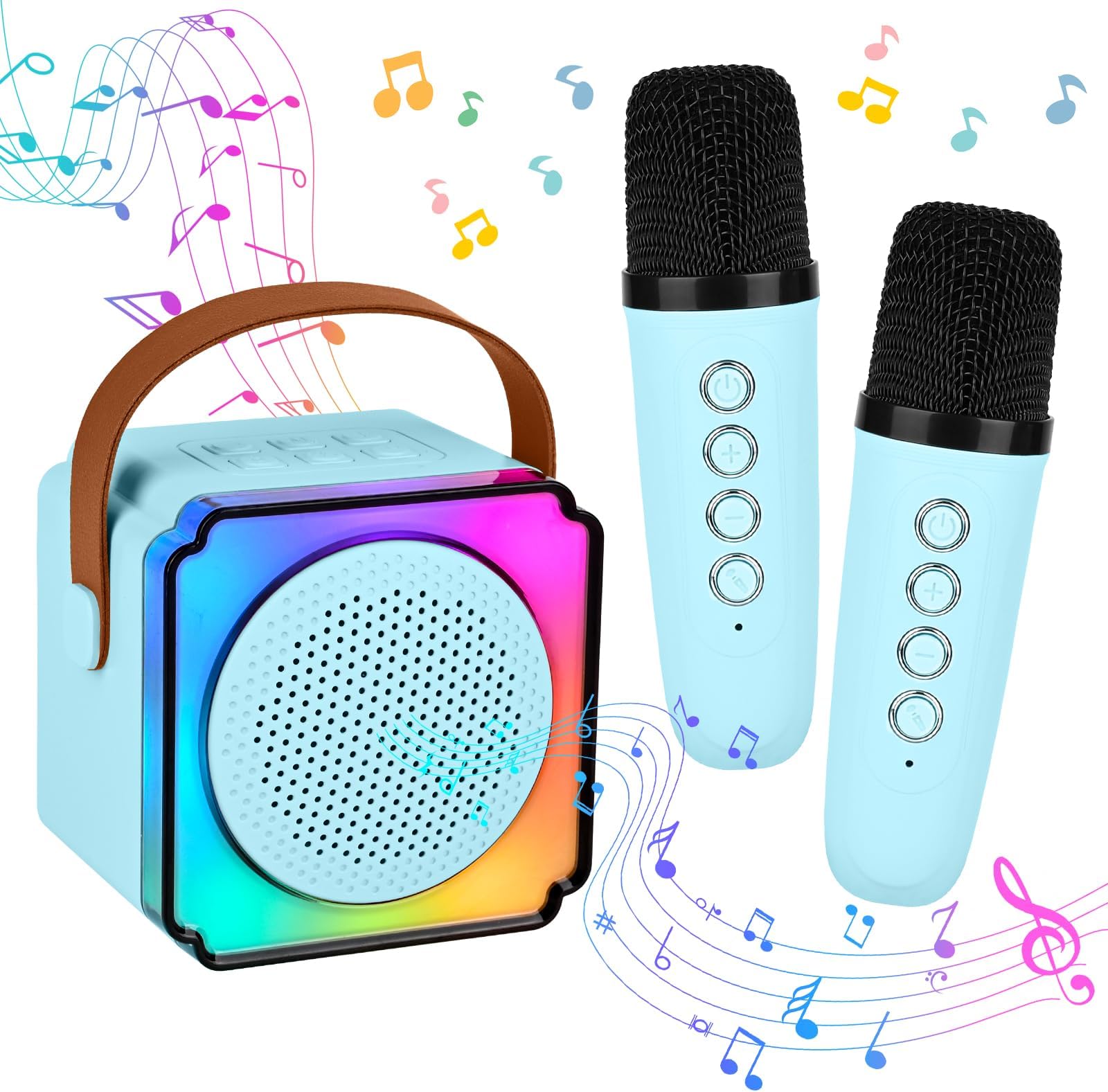 Micro Karaoke Enfant sans Fil avec 2 Micro Machine de Karaoké sans Fil ...
