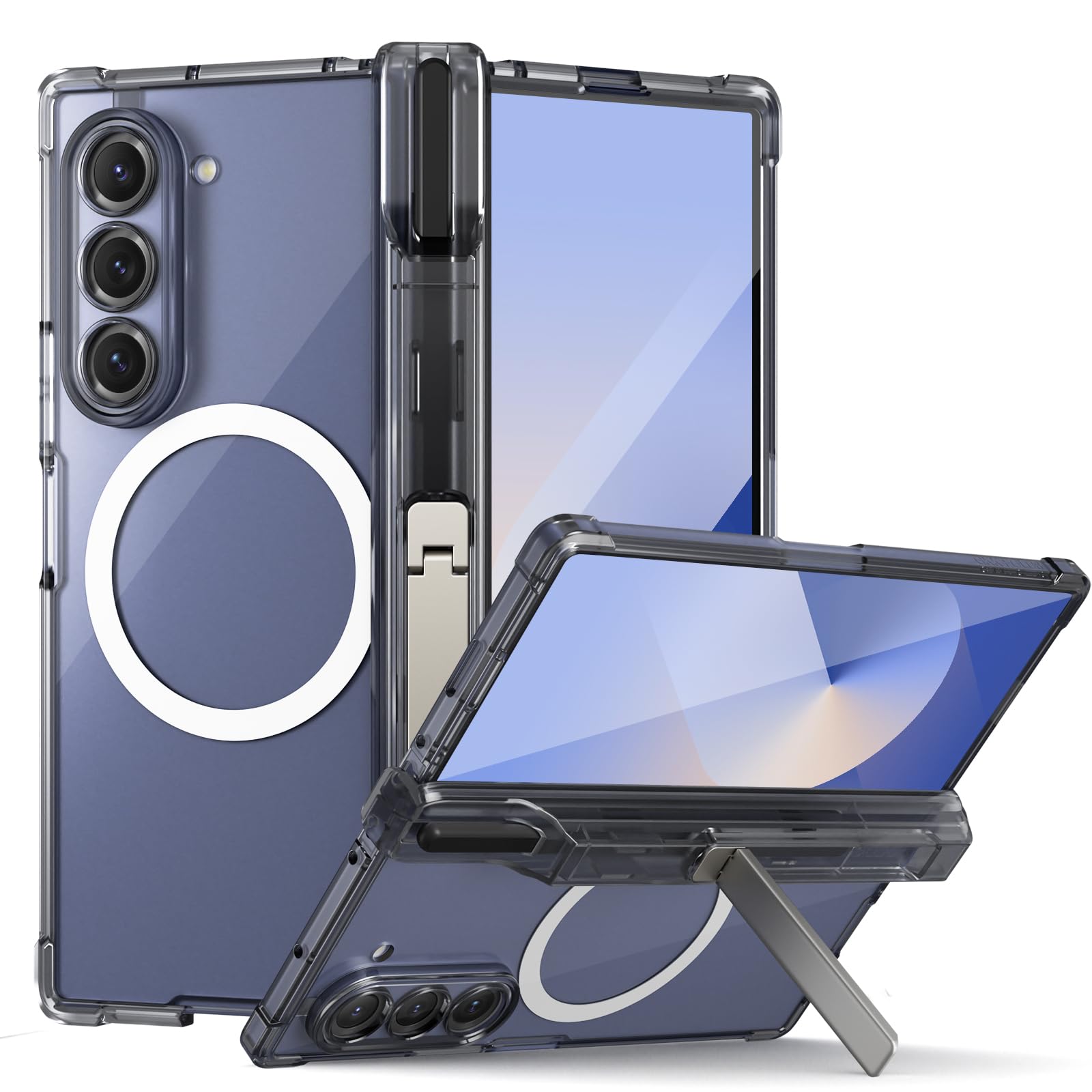 Amazon.com: Beasyjoy for Samsung Galaxy Z Fold 6 Case with S Pen Holder ...