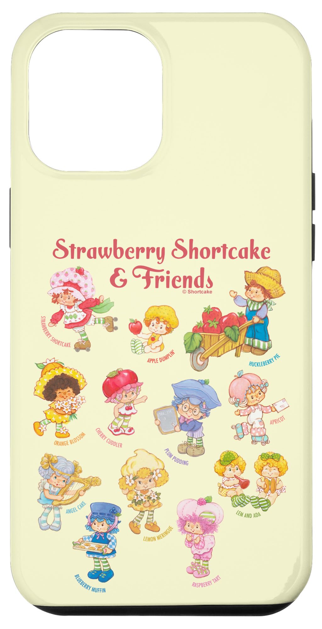 Amazon.com: iPhone 14 Pro Max Strawberry Shortcake & Friends Vintage ...