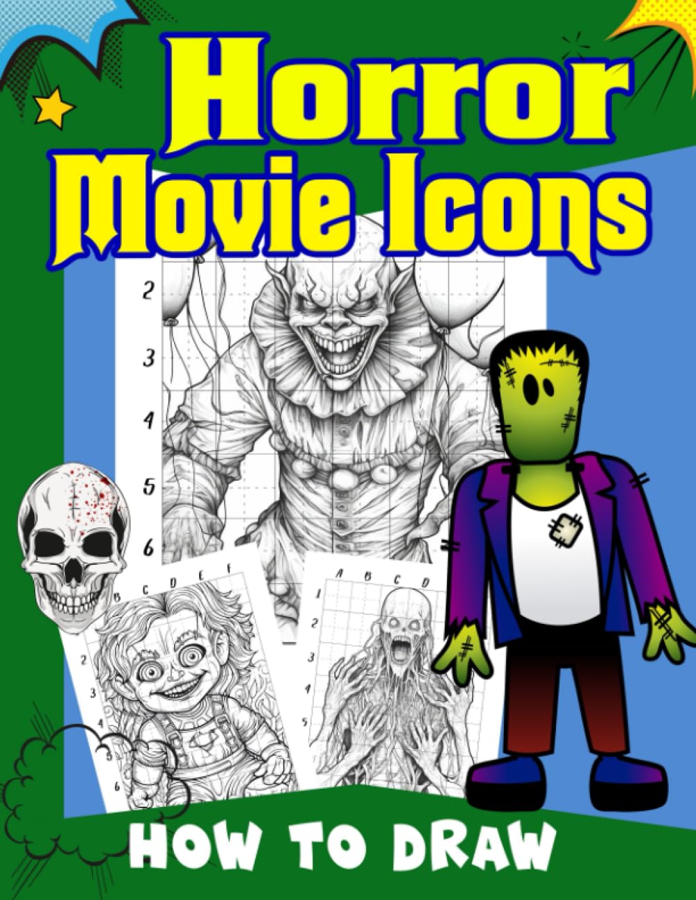 How To Draw Horror Movie Icons: Step-by-Step Drawing Guide for Thrill ...