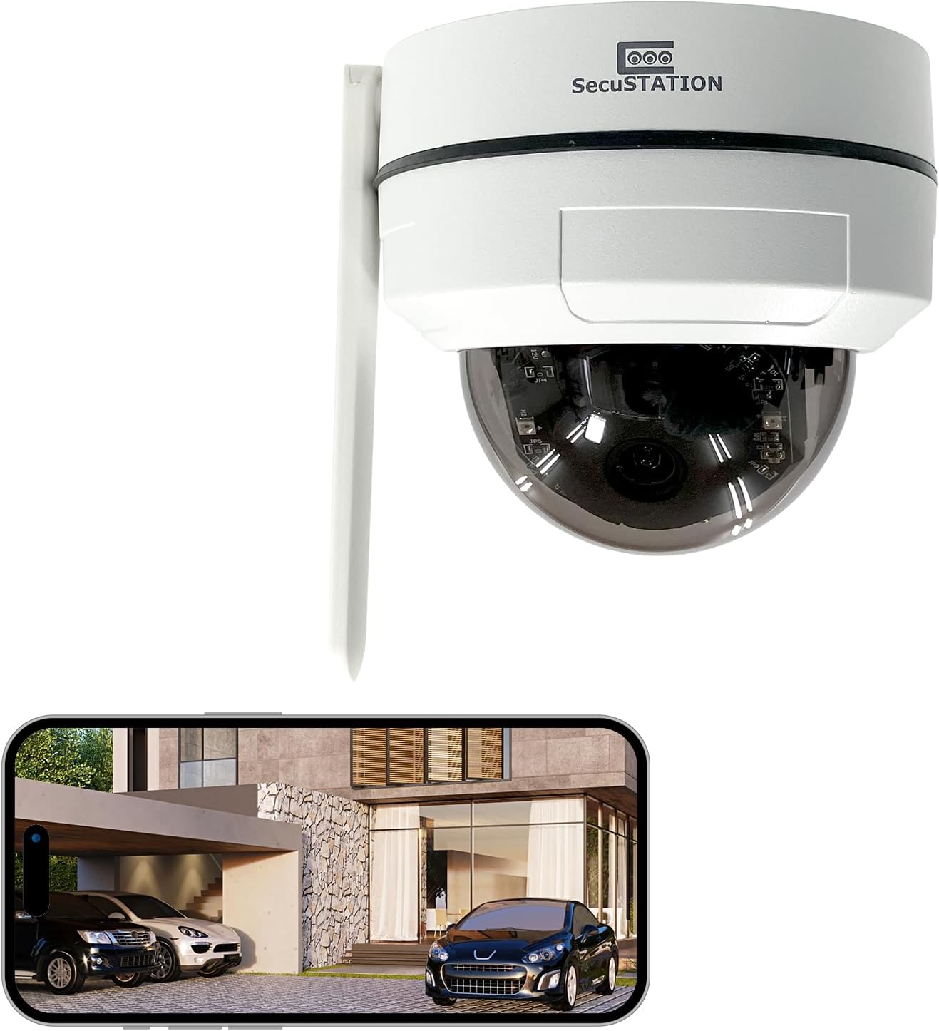 Amazon.co.jp: AXIS M4327-P 6MP 屋内パノラマIPカメラ ディープラーニング付き 1.1mm魚眼レンズ ホワイト ...