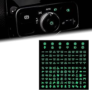 Amazon.com: gunhunt 132 PCS Car Center Console Button Stickers ...
