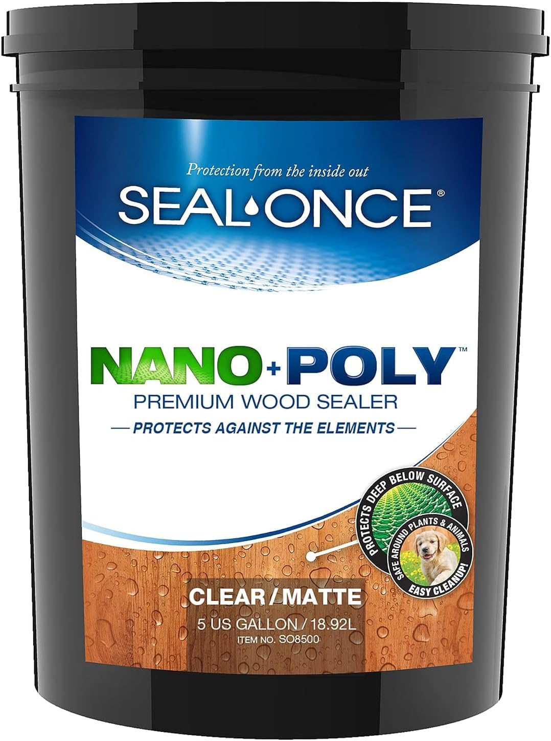 Seal-Once SO7910 Nano+Poly Concrete & Masonry Penetrating Sealer ...