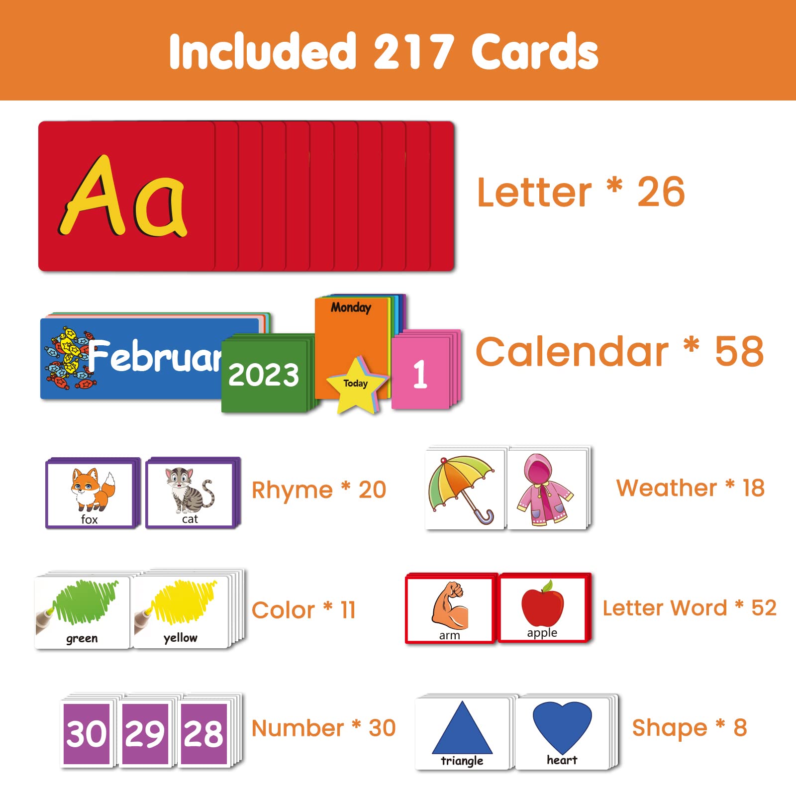 Snapklik.com : Circle Time Learning Center Cards Set Including Calendar ...