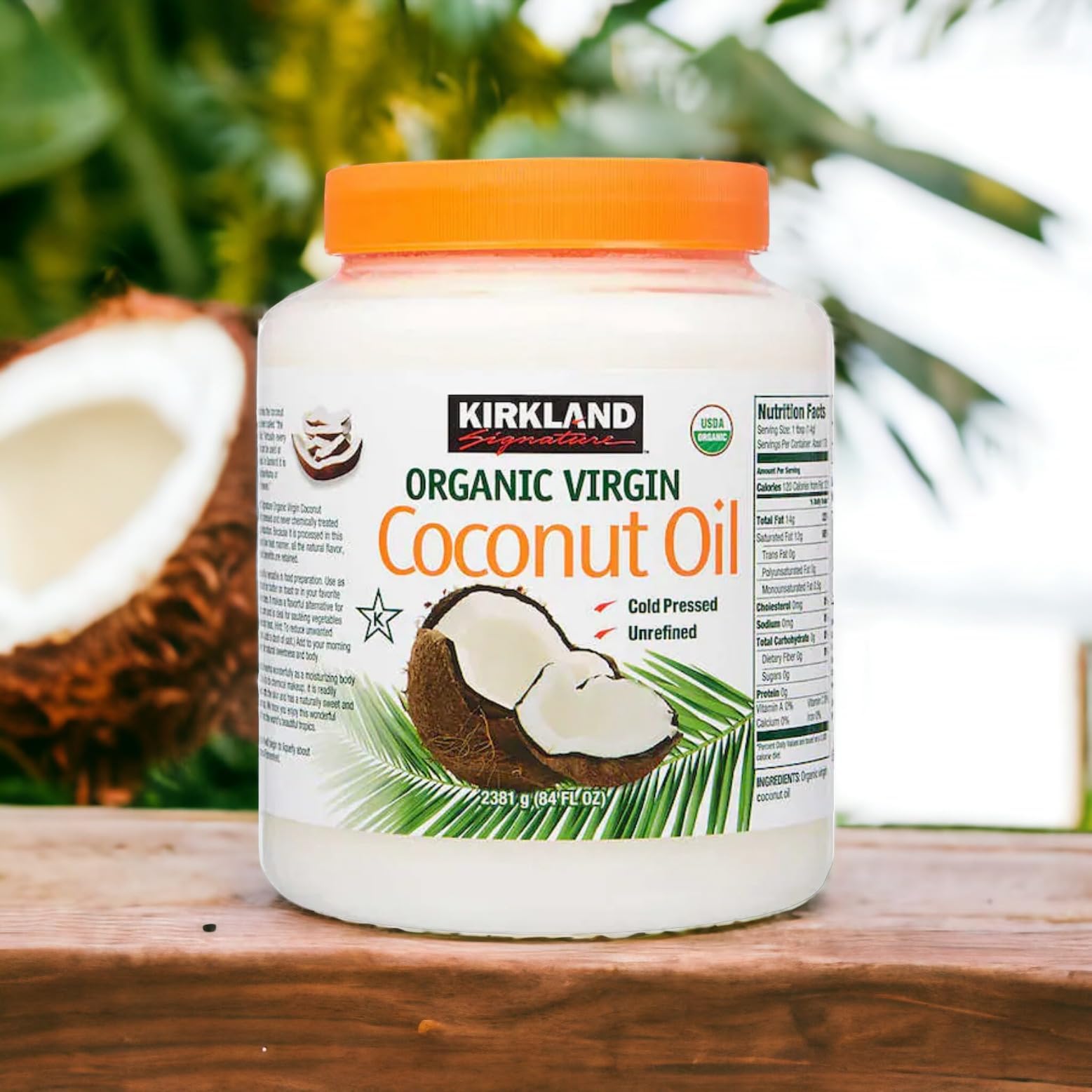 Amazon.com : 100% Organic Extra Virgin,Coconut Oil,84 Fl .oz,beauty aid ...