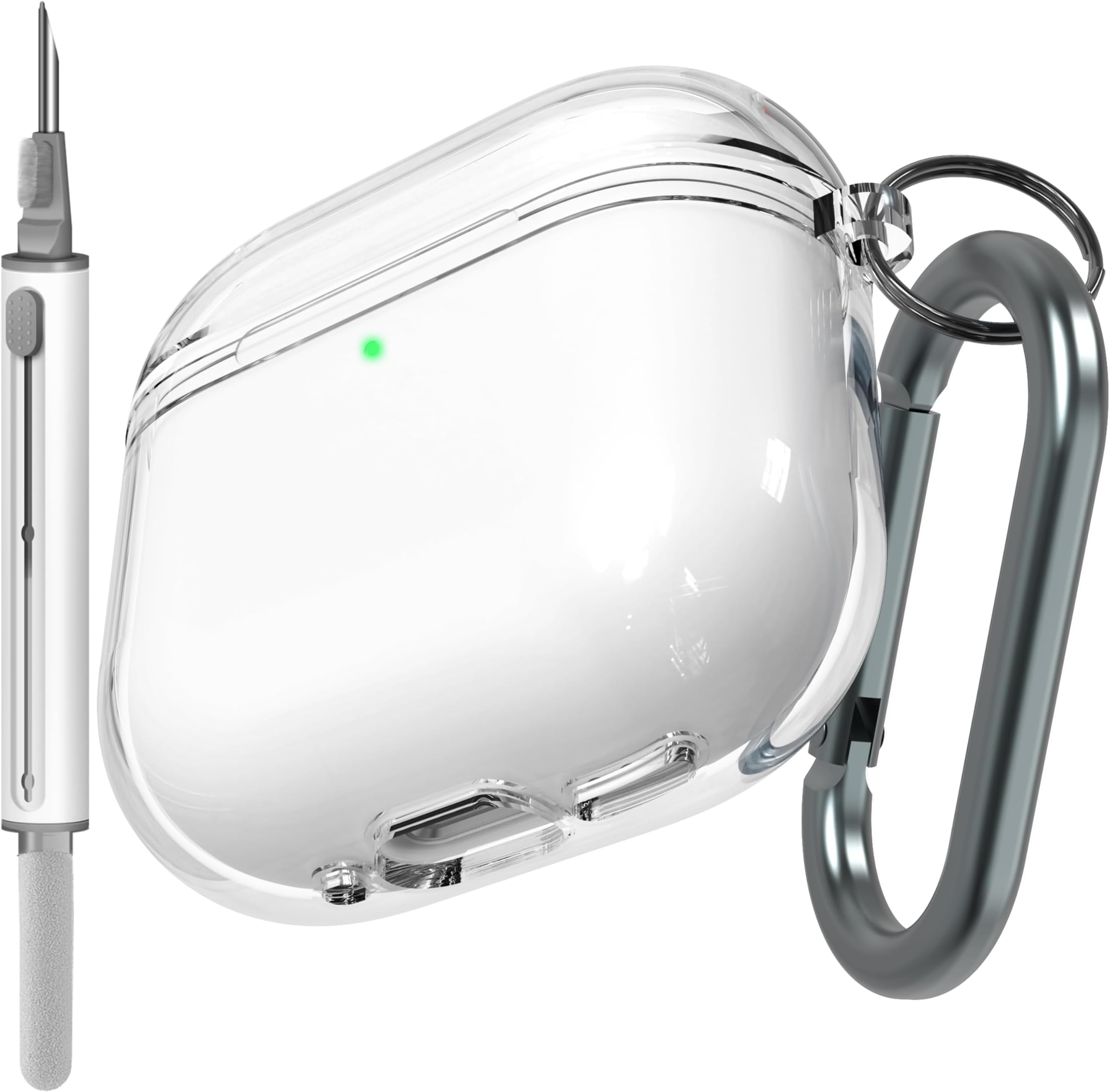 Amazon.com: Veirrw for AirPods 4 Case,Soft TPU Clear Cover for AirPods ...