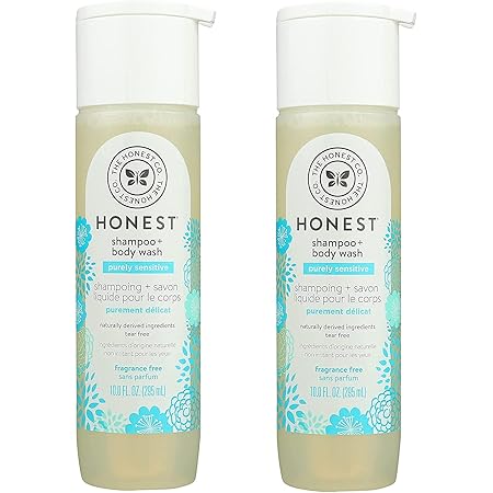 Amazon.com: The Honest Company 2-in-1 Cleansing Shampoo + Body Wash ...