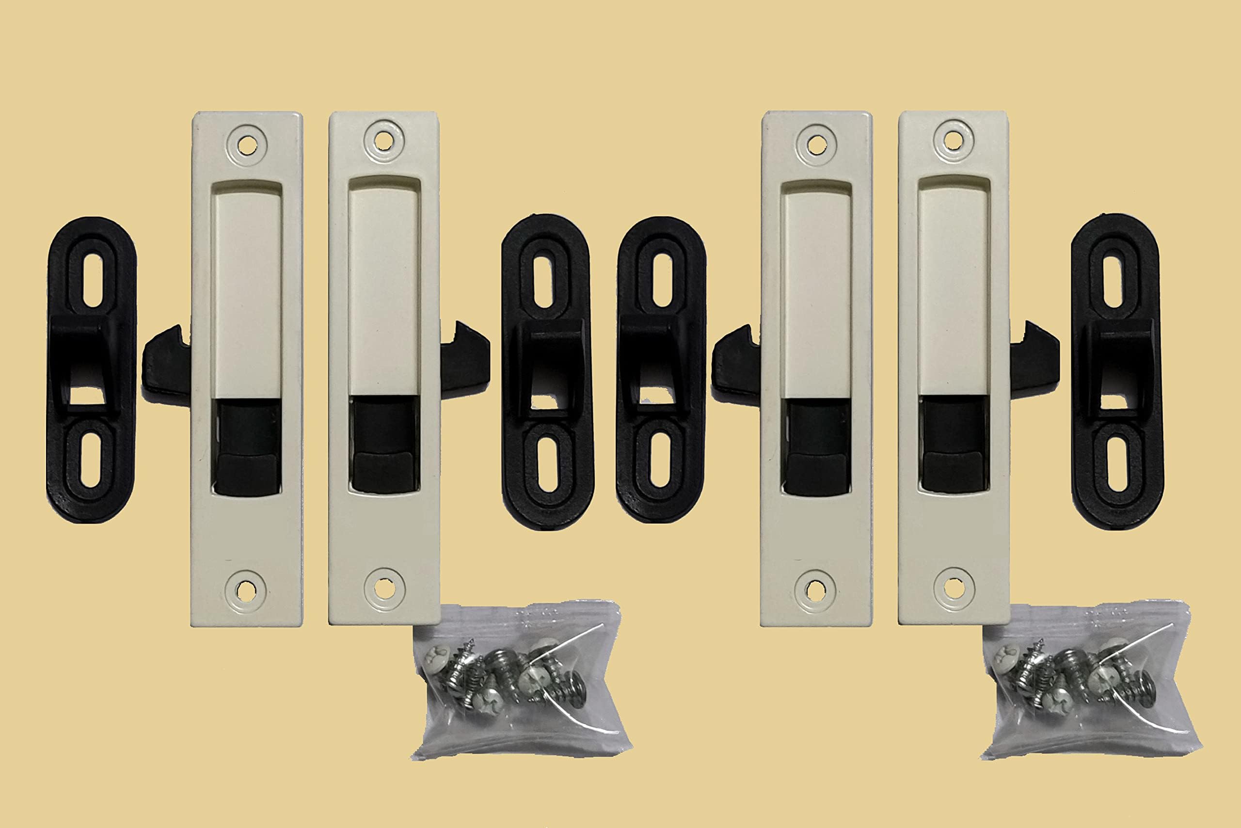 Aluminium Upvc Touch Lock for UPVC Sliding Windows Pack of 1 Pair Touch ...