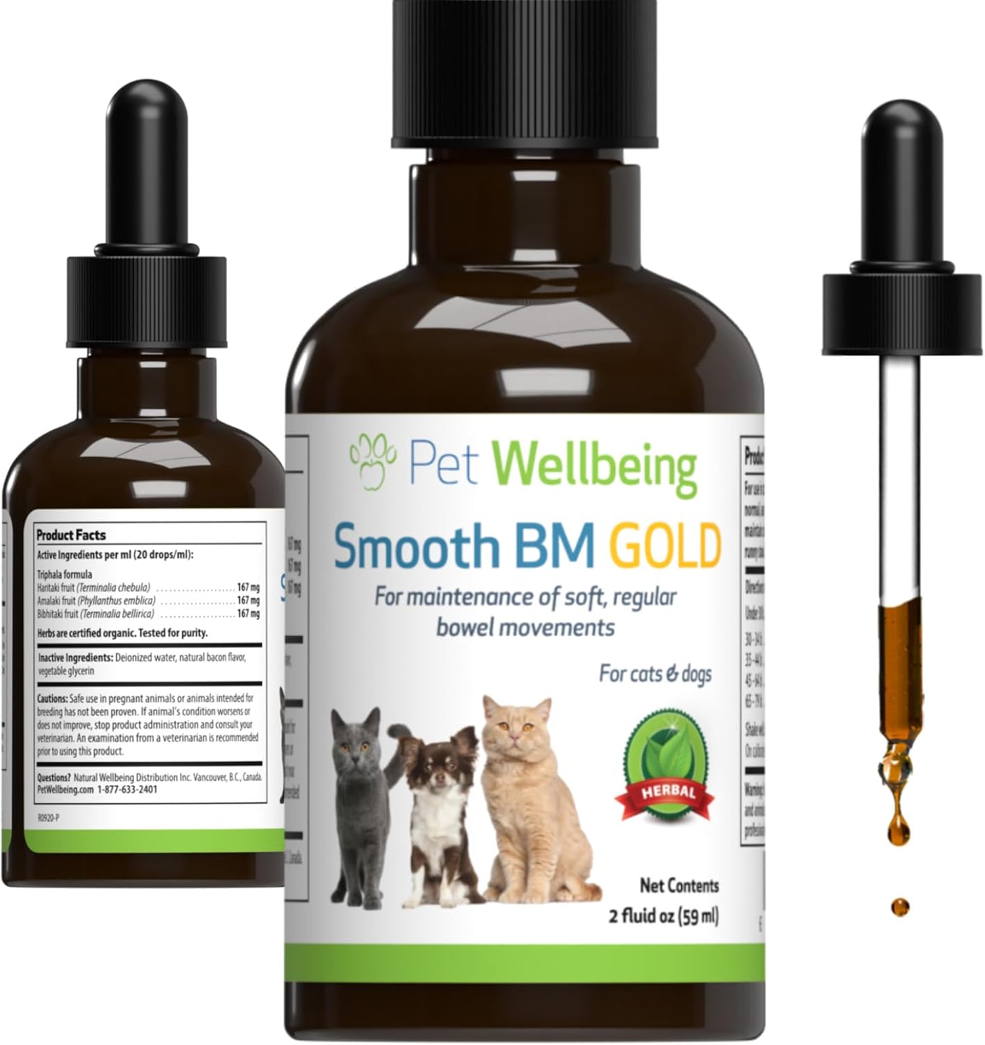 Pet Wellbeing Smooth BM Gold for Dogs - Supports Healthy Bowel ...