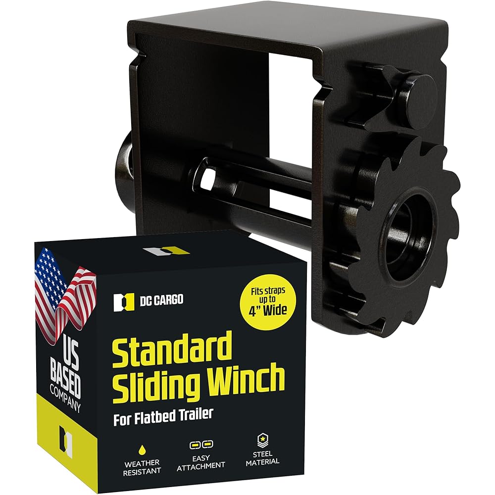 $7/mo - Finance DC Cargo Sliding Winch for Flatbed Trailer | Heavy Duty ...
