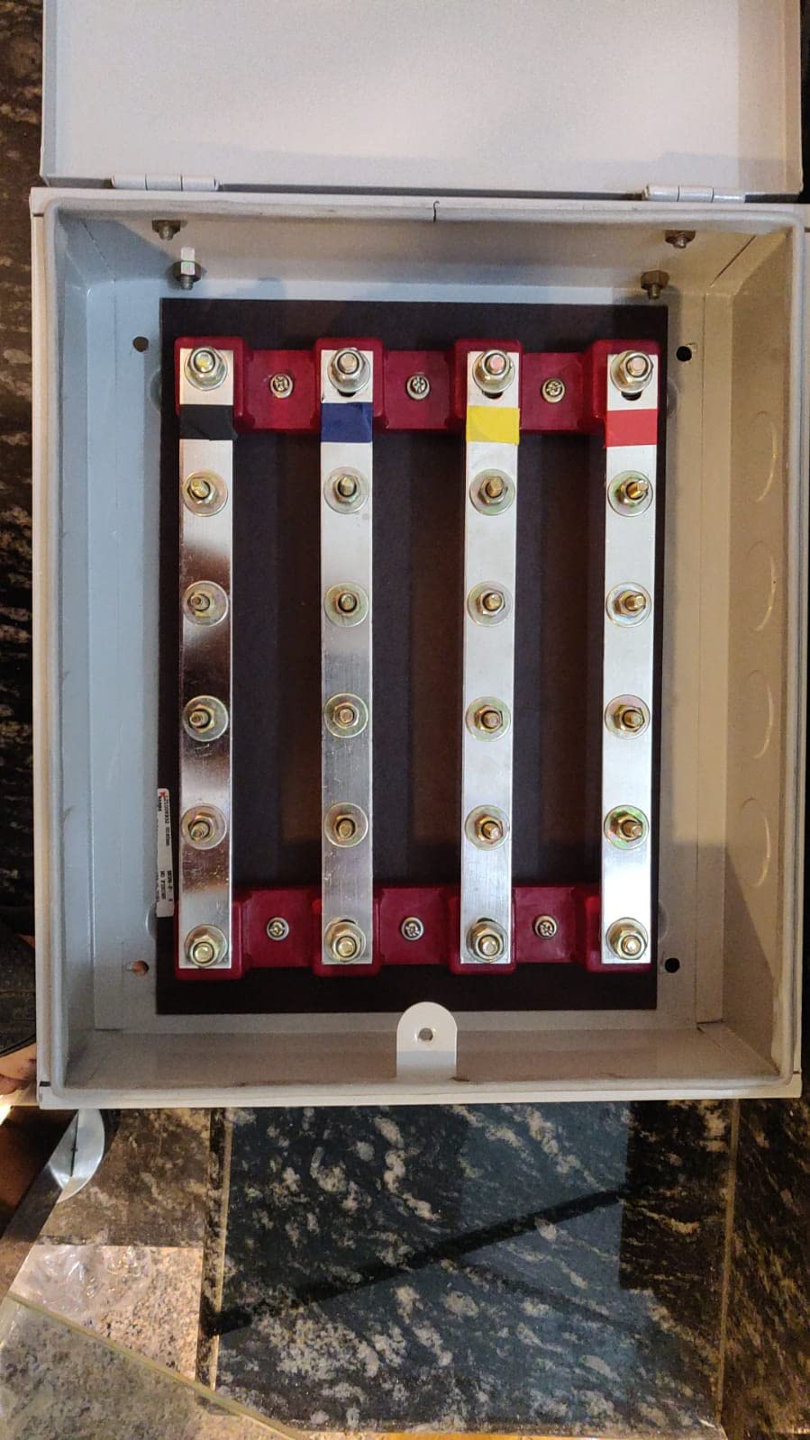 DeHMY electric busbar chamber box 100Amp,415 volt (Heavy Duty,Metal ...