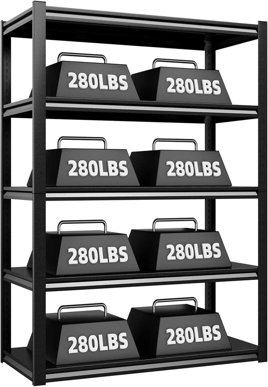 Amazon.com: FogQueen 2000LBS Metal Shelving Units, 5 Tier Heavy Duty ...