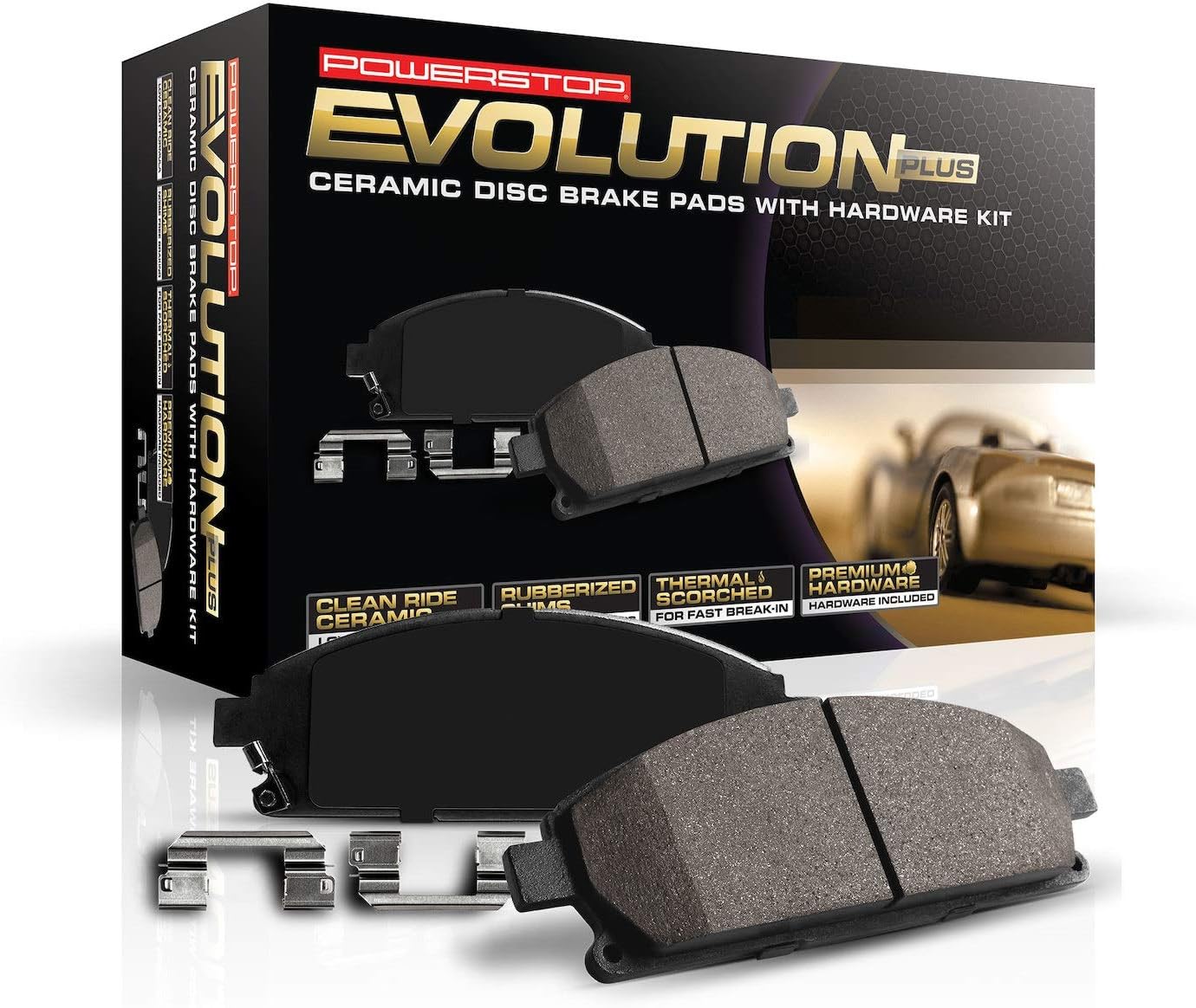 Amazon.com: Power Stop Z23-1728 Front Z23 Evolution Sport Carbon Fiber ...