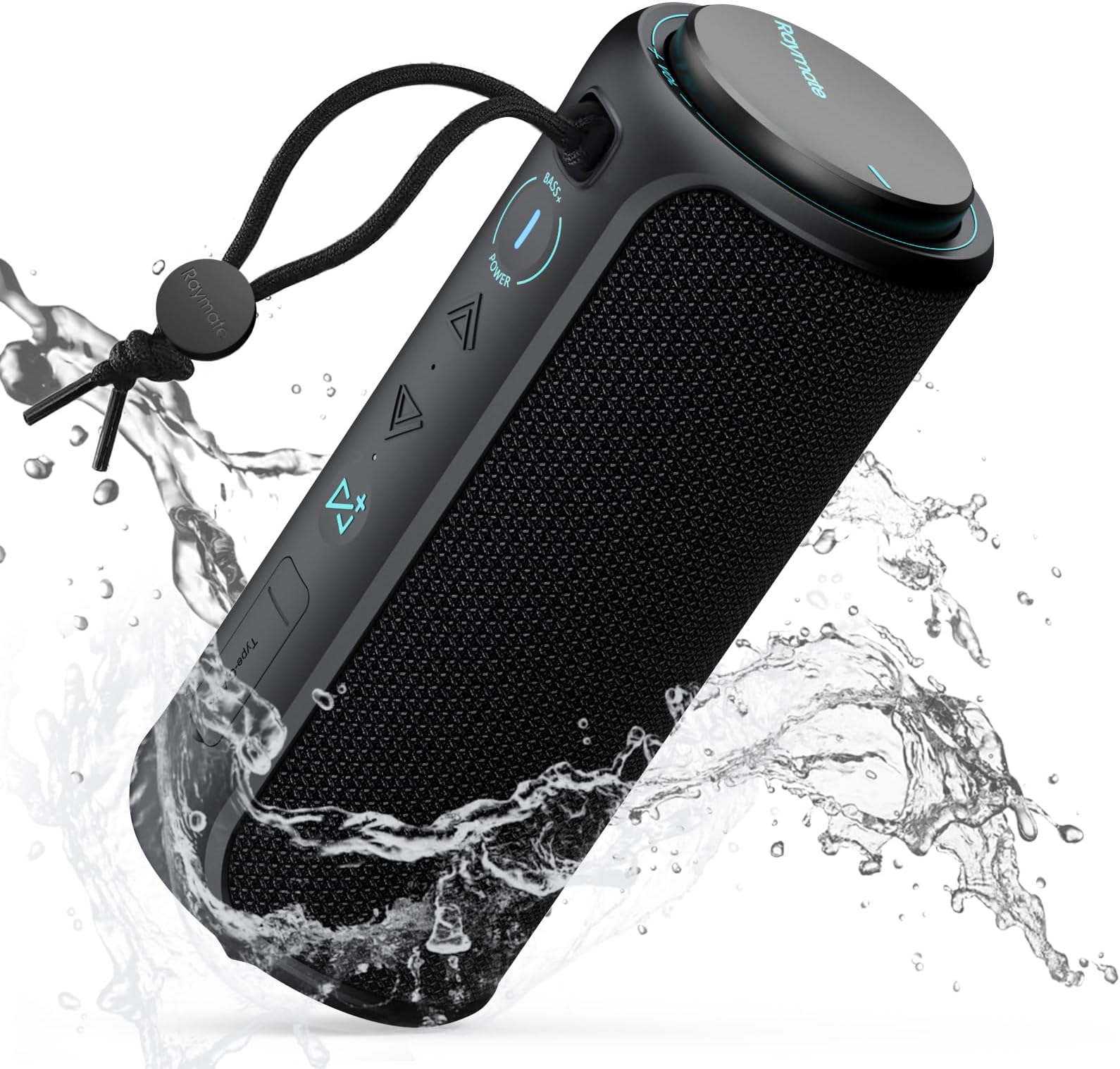 Amazon.com: Raymate Portable Bluetooth Speaker with 20W Stereo Sound, IPX7 Waterproof, Bluetooth ...