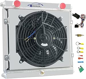 Amazon.com: EGINCOOLER 3 Row Core All Aluminum Radiator for Dragster ...