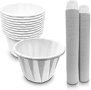 250 Pack - RE-GEN - Wax Paper Medicine Pot 28ml | Fluid Resistant to ...