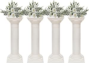 Amazon.com: 4Pcs Elegant Wedding Roman Column Set 31 Inch Elegant Greek ...