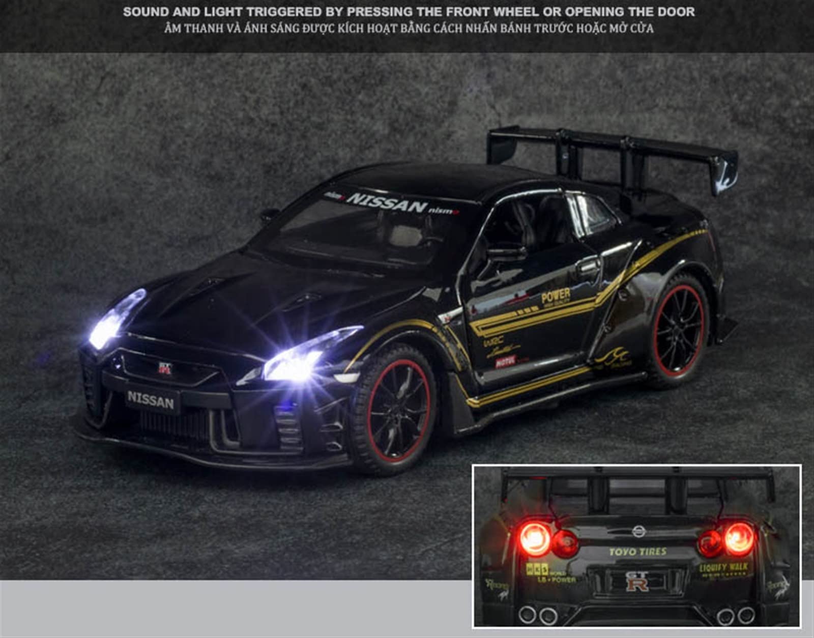 MiniAuto 1:32 GTR R35 Nismo GT-R Widebody Sport Car Diecast, 60% OFF