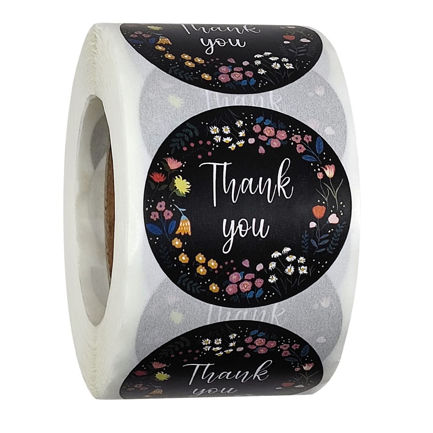 Thank You Stickers Small Business 500* Rainbow Thank You Stickers ...