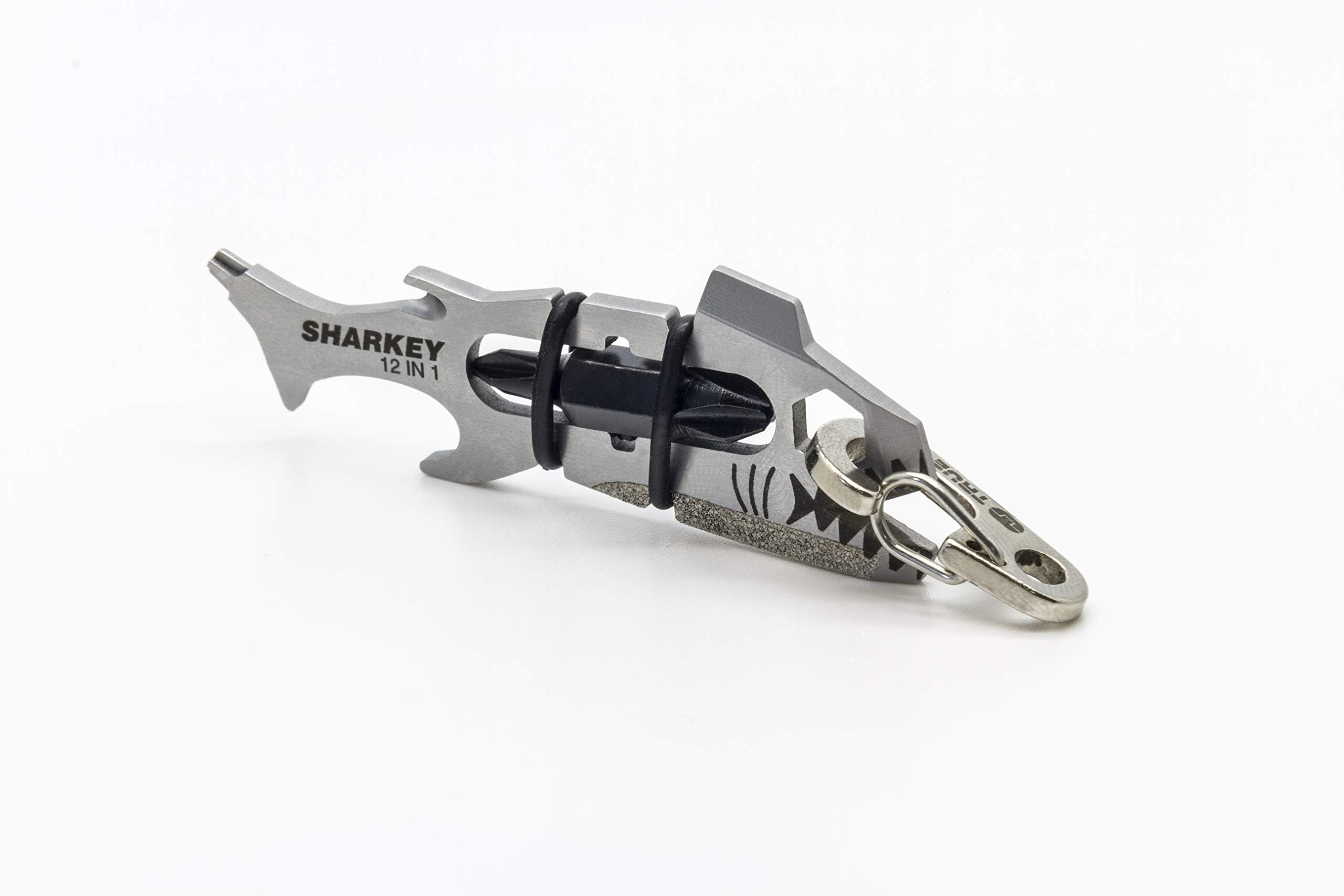 True Utility 12 In 1 Sharkey Multi Tool - EDC Pocket Keyring Multitool ...