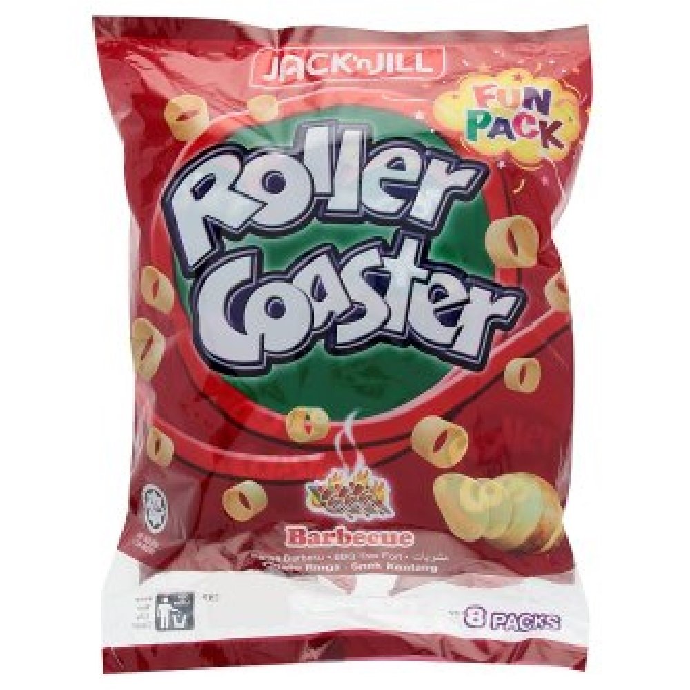 Amazon.com: Jack 'n Jill Roller Coaster Potato Rings 40 Packs x 18g ...