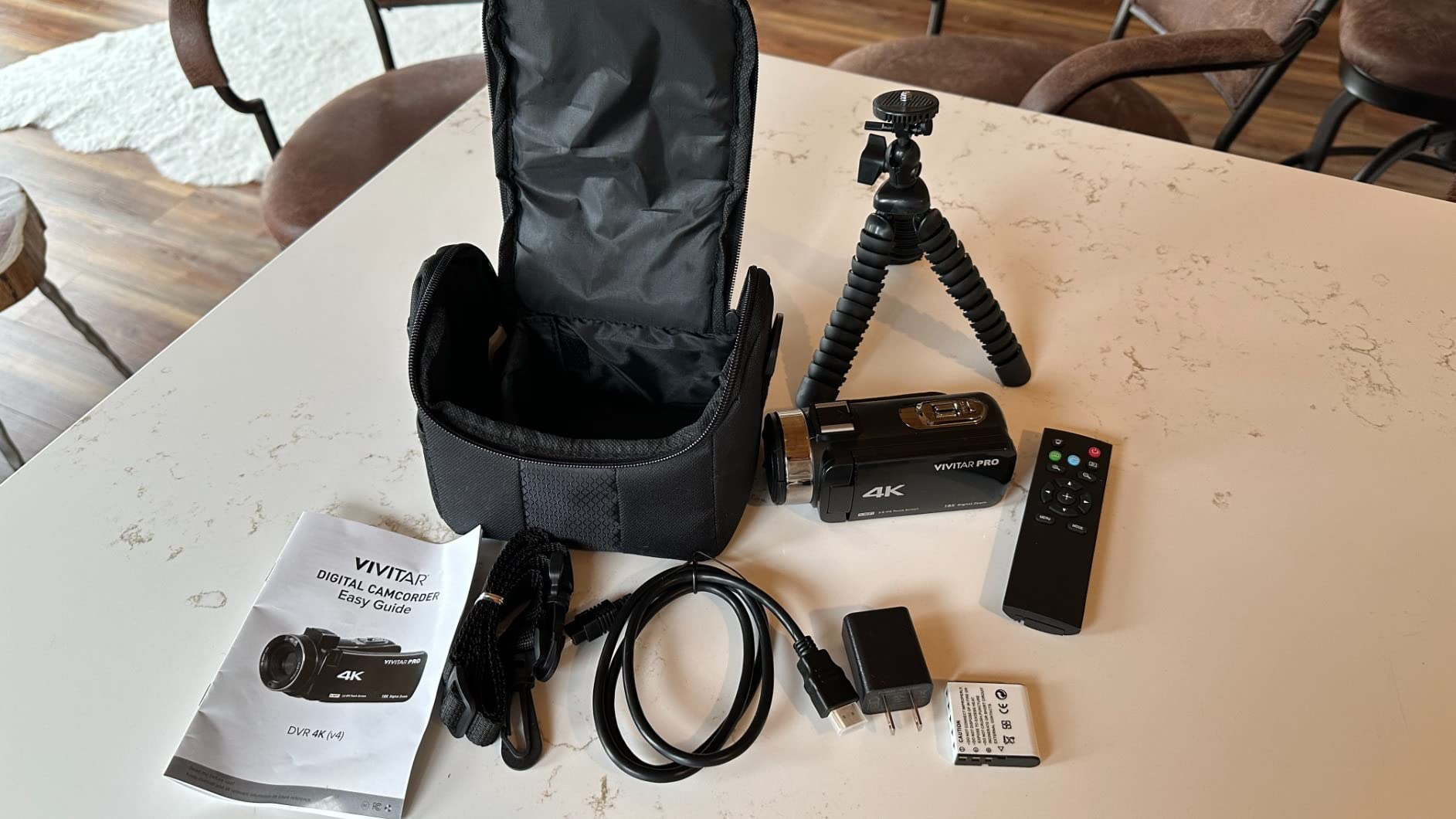 $17/mo - Finance Vivitar 4K Video Camera, Wi-Fi Ultra HD Camcorder with ...