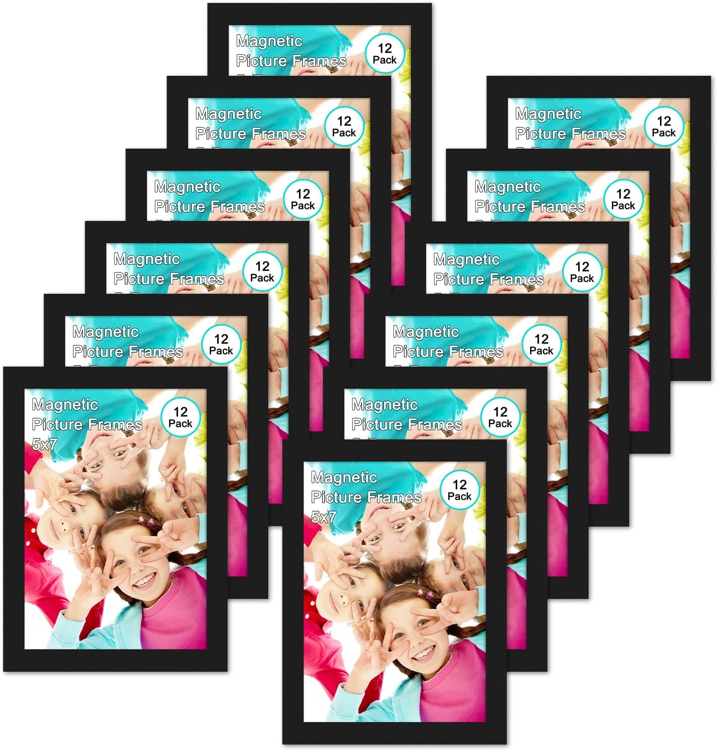 BELLE VOUS Cadre Photo Magnetique Frigo (Lot de 15) - Magnet Photo ...