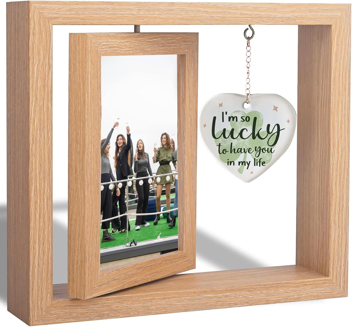 Amazon.com - So Lucky to Have You Wood Picture Frame, Best Friend ...