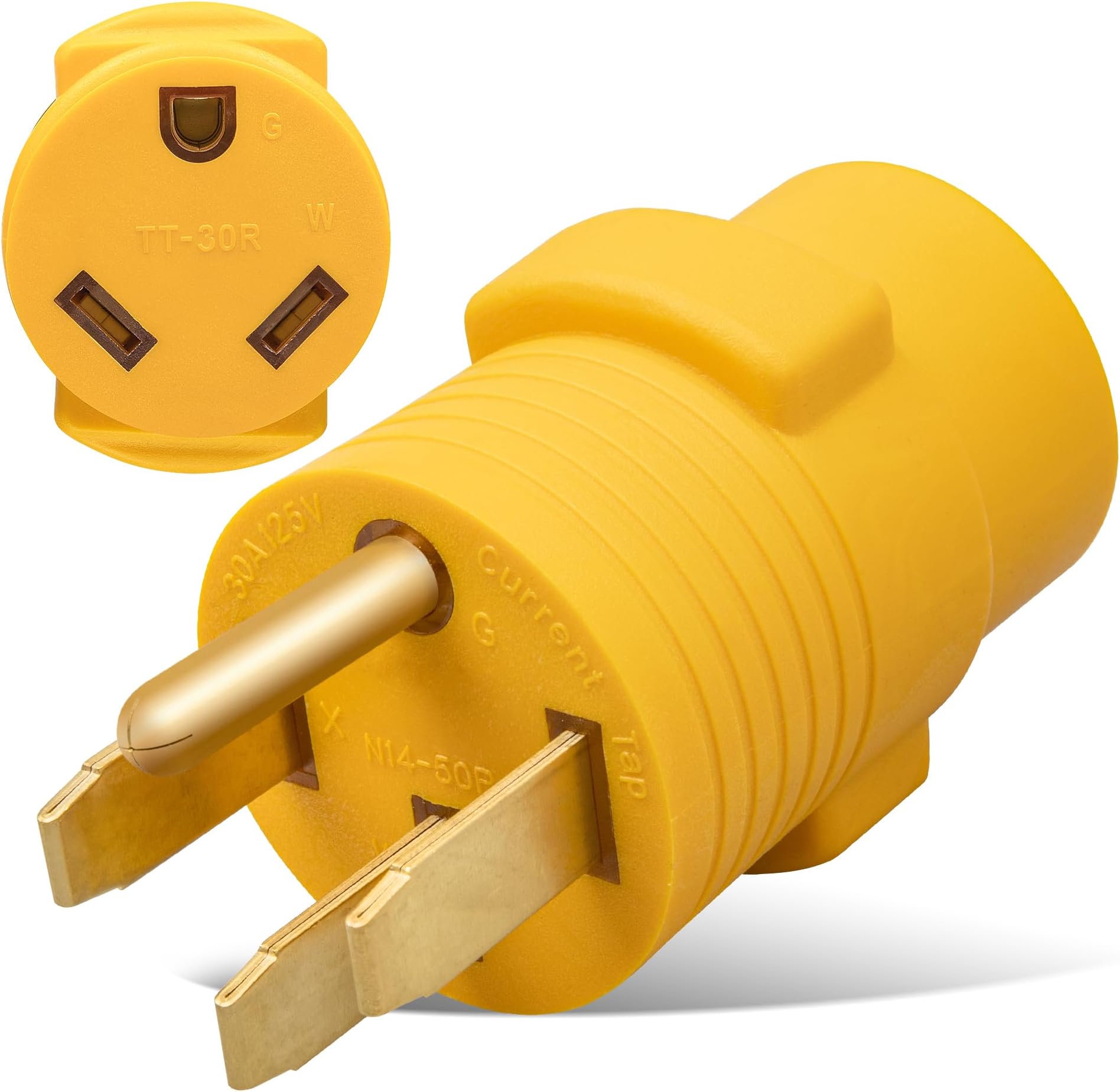 Amazon.com: Nilight 50 Amp to 30Amp RV Power Adapter Plugs Electrical ...