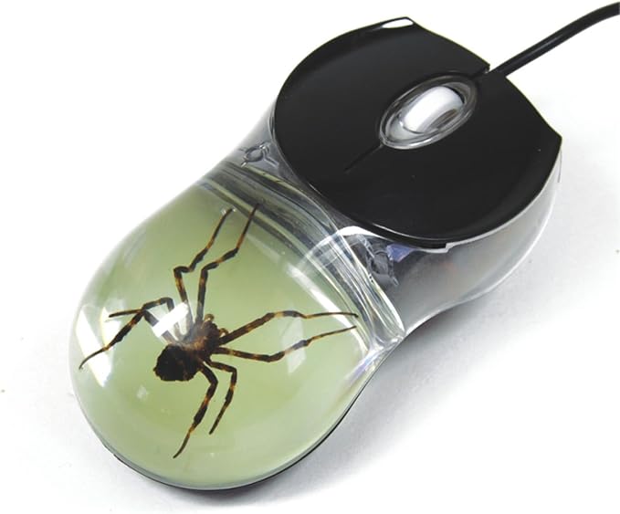 REALBUG Spider Computer Mouse with Glow in the Dark Background: Buy ...