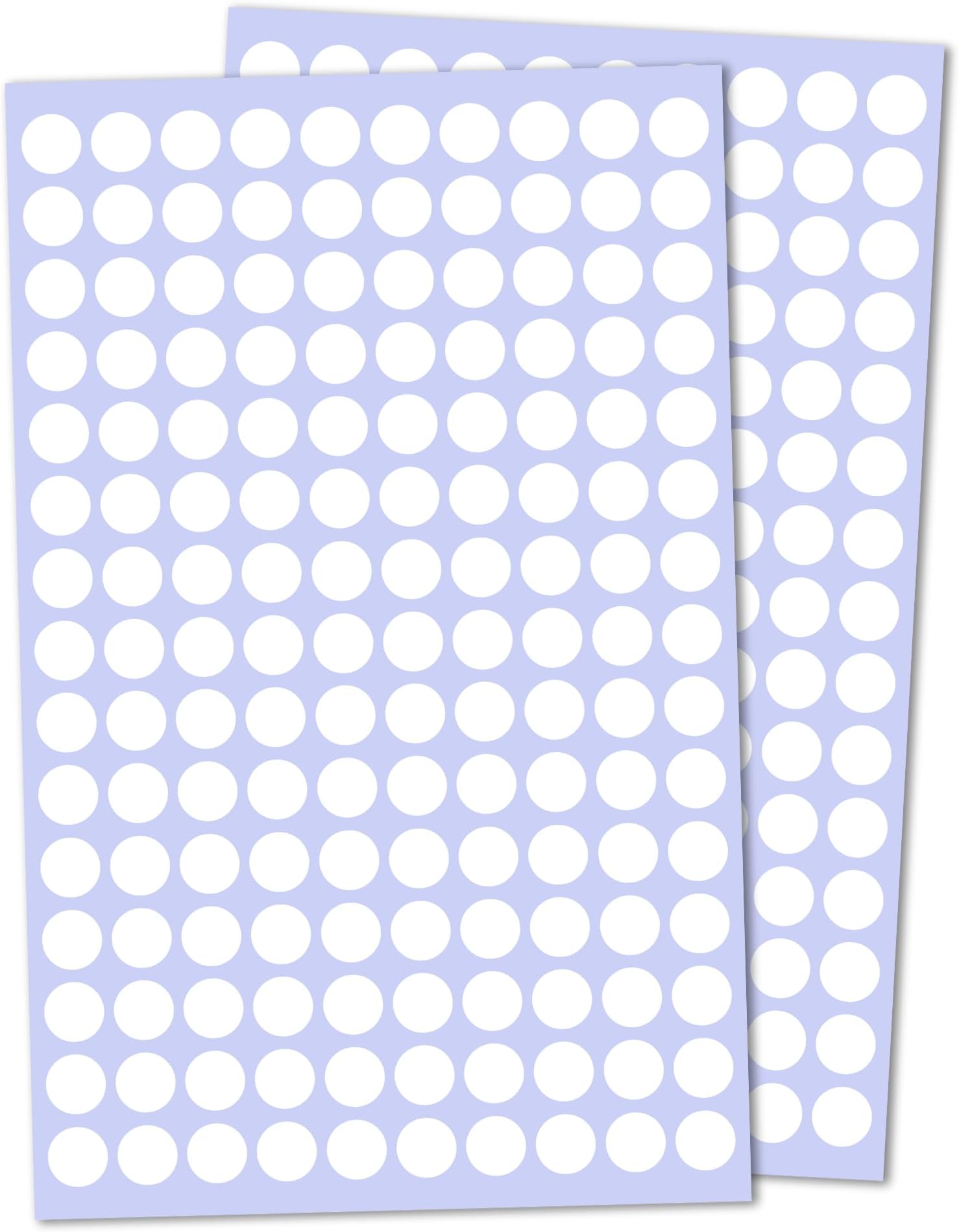 Amazon.com : Starboling Dot Stickers,3/8 Inch White Circle Stickers ...