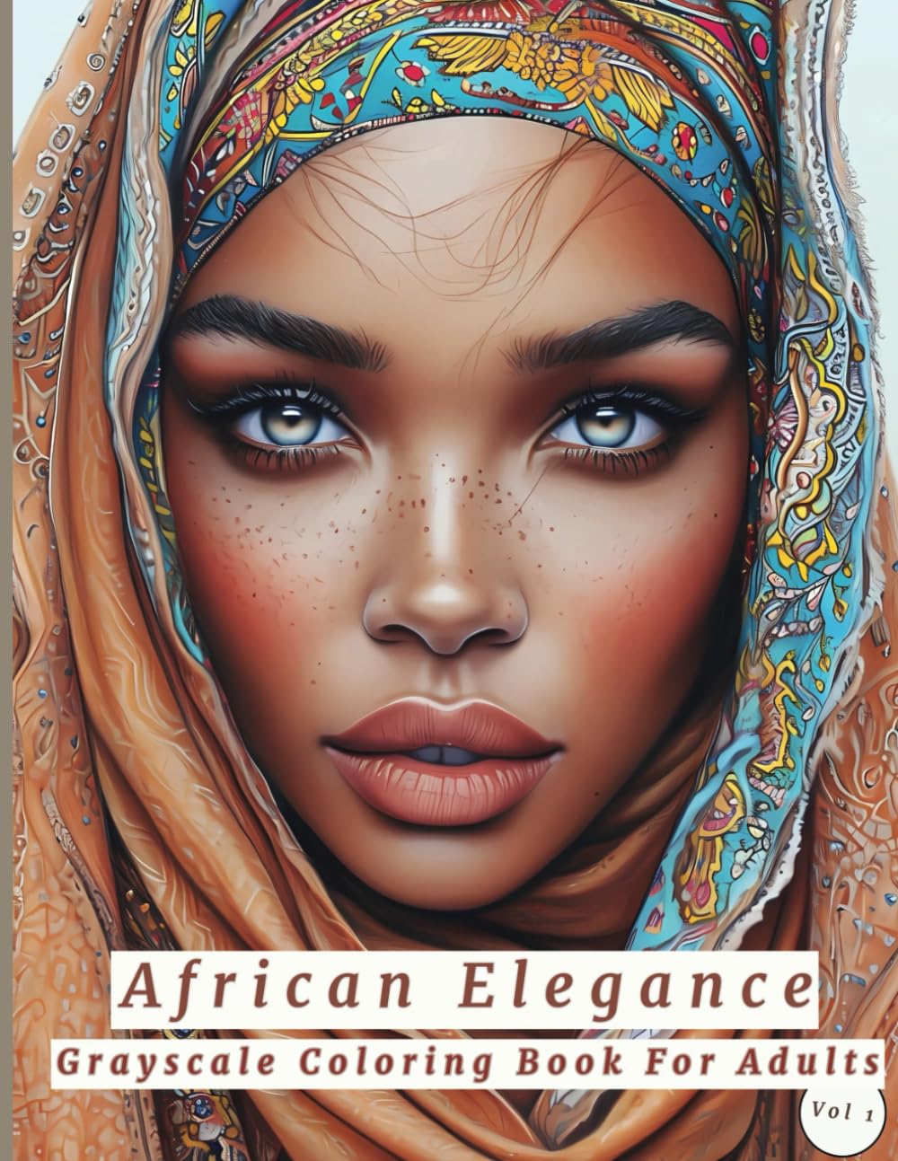 Amazon.com: African Elegance: Grayscale Coloring Book For Adults Vol 1: ...