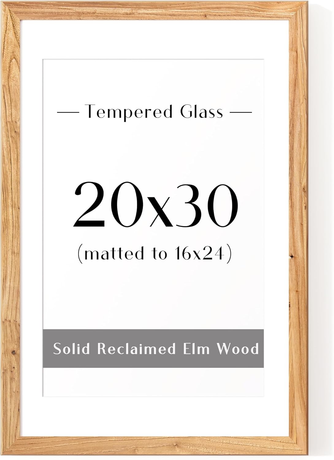 Amazon.com - RICHFOCUS 20x30 Frame - Reclaimed Elm Wood Rustic Picture ...