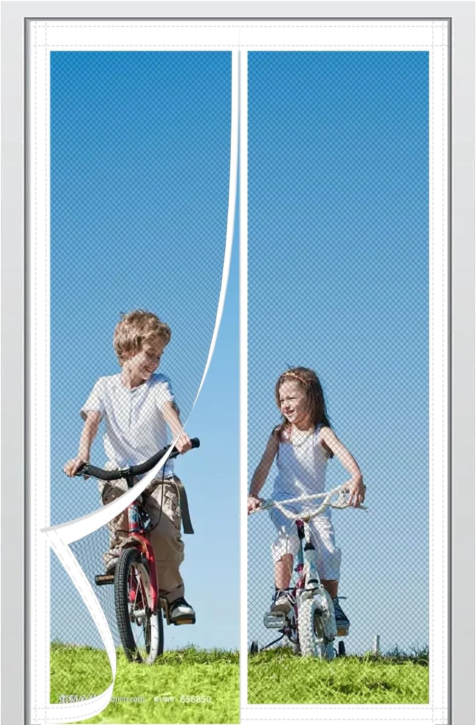 Mosquito Door Net Magnetic 130 x 182 cm Keep Bugs Out & Lets Fresh Air ...