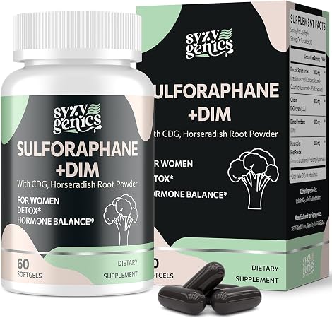 Amazon.com: Sulforaphane Supplement from Broccoli Sprouts, DIM and CDG ...