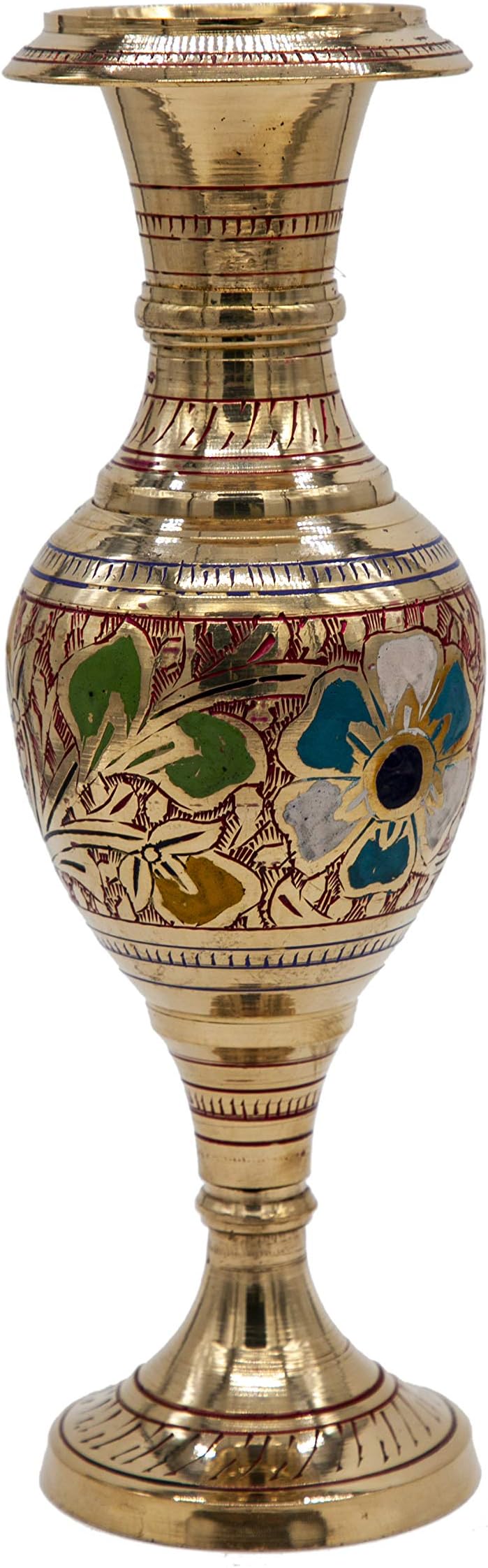 Buy Akanksha Arts Made of Brass - Large 9 inch high Vase - A Rare ...