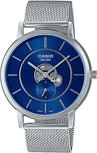 Casio Men's Watch - MTP-B130M-2AVDF Blue Dial, Silver Band: Buy Online at Best Price in UAE ...