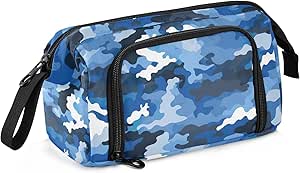 Amazon.com: Blue Camouflage Pencil Case Large Capacity Pencil Pouch ...