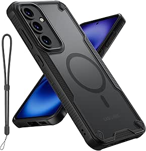 Amazon.com: Teayoha for Samsung Galaxy S25 Case, Translucent Matte Back Compatible with Magsafe ...