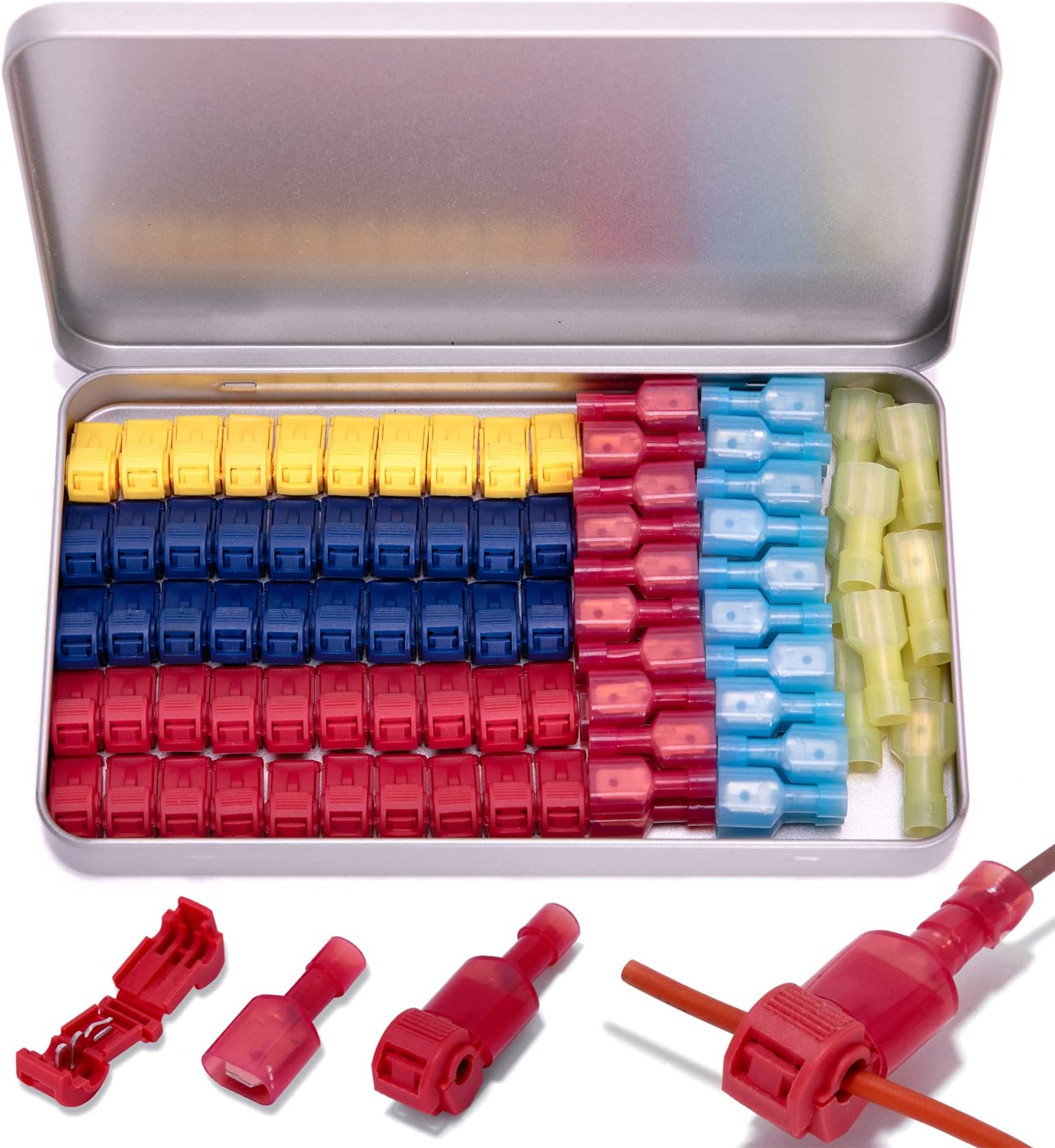 Amazon.com: Lockitt POSI-TAP Assortment pack wire connectors 10-22 awg ...