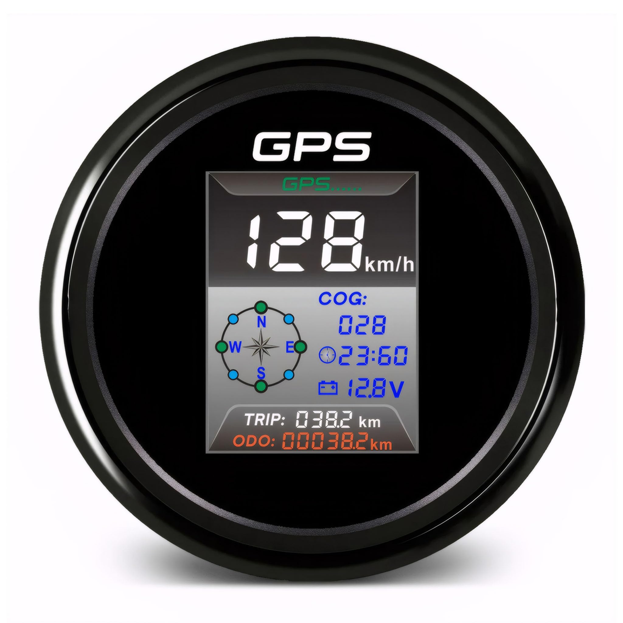 Amazon.com: BLLYOGU 85mm Waterproof Boat GPS Speedometer with Clock ...